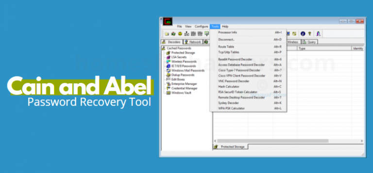 Cain and Abel Download Free – Cain and Abel Software - Homes for Hackers