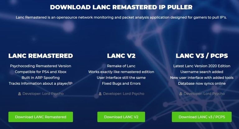 Lanc Remastered IP Puller Free (PSN & Xbox Resolver) - Homes for Hackers