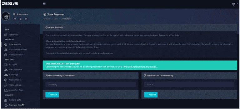 Xbox Resolver - IP Puller and Xbox Gamertag Finder - Homes for Hackers